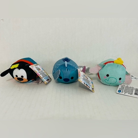 Disney | Toys | Disney Tsum Tsum Goofy Stitch Dumbo Plushies | Poshmark
